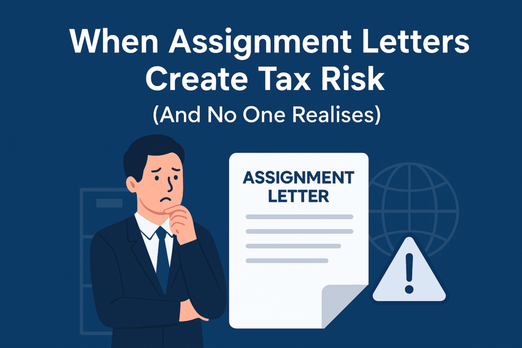 How Assignment Letters Quietly Create Tax Risk for Employers