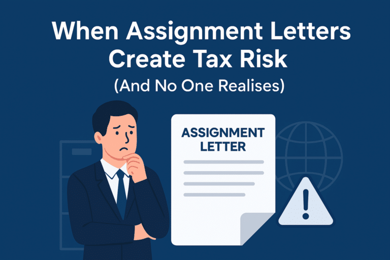 How Assignment Letters Quietly Create Tax Risk for Employers